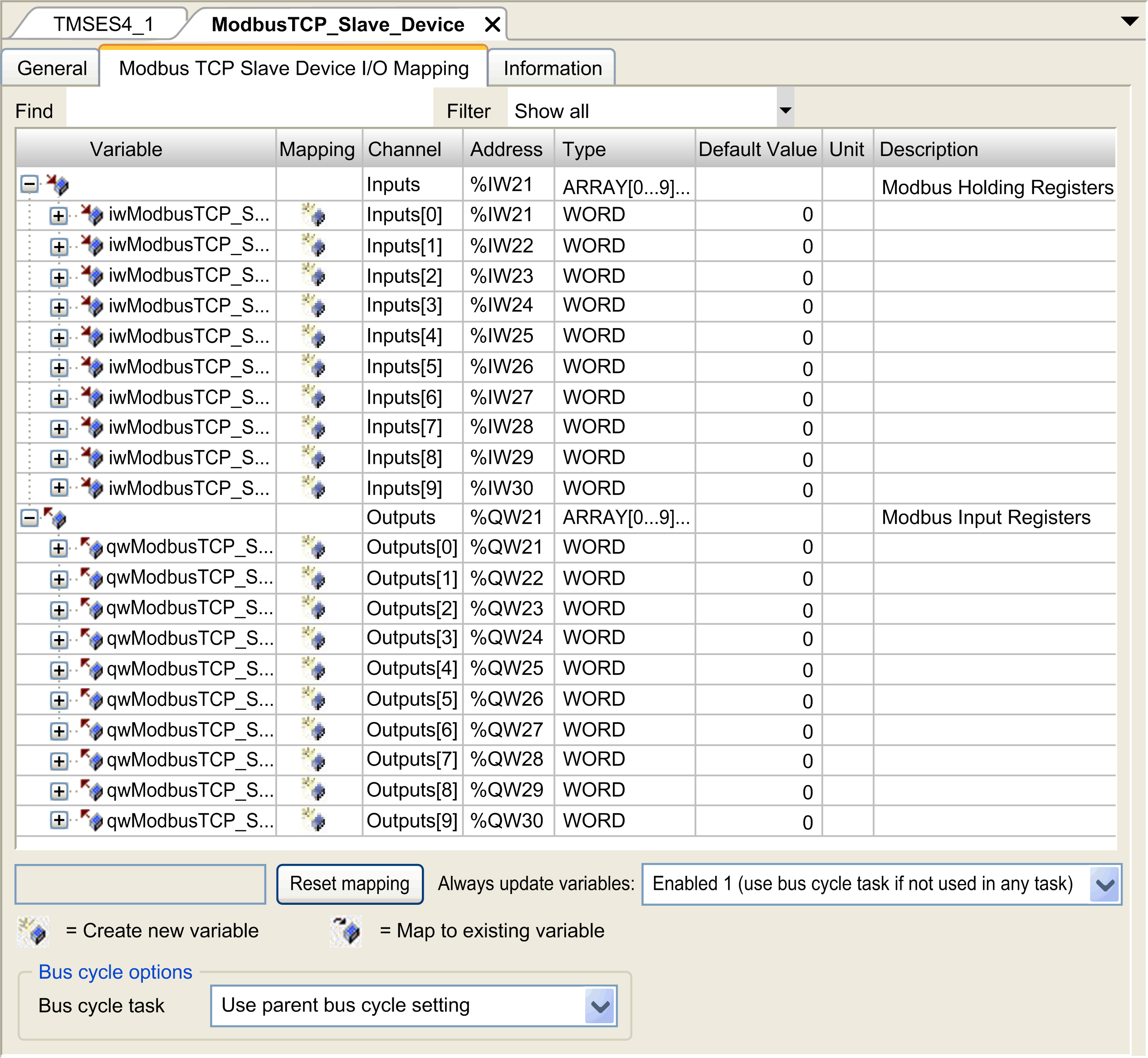 Modicon M262 Logic/Motion Controller as a Slave Device on Modbus TCP
